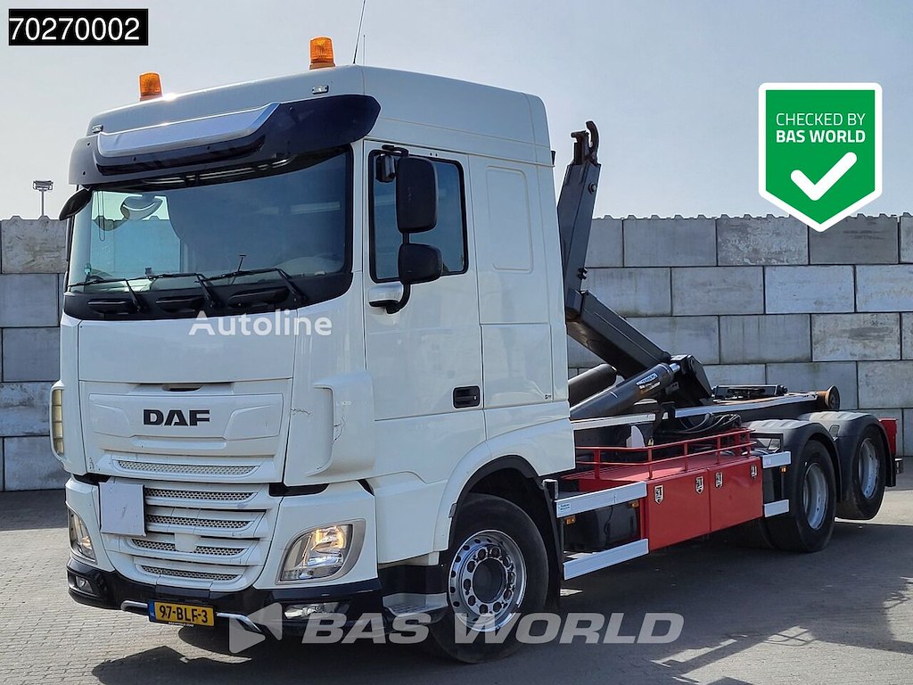 DAF XF 480 6X2 NL-Truck Liftachse VDL 25 Tons Hook SC ACC Euro 6 kamion rol kiper