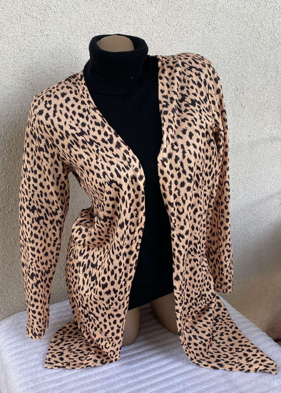 AKCIJA Leopard kardigan M