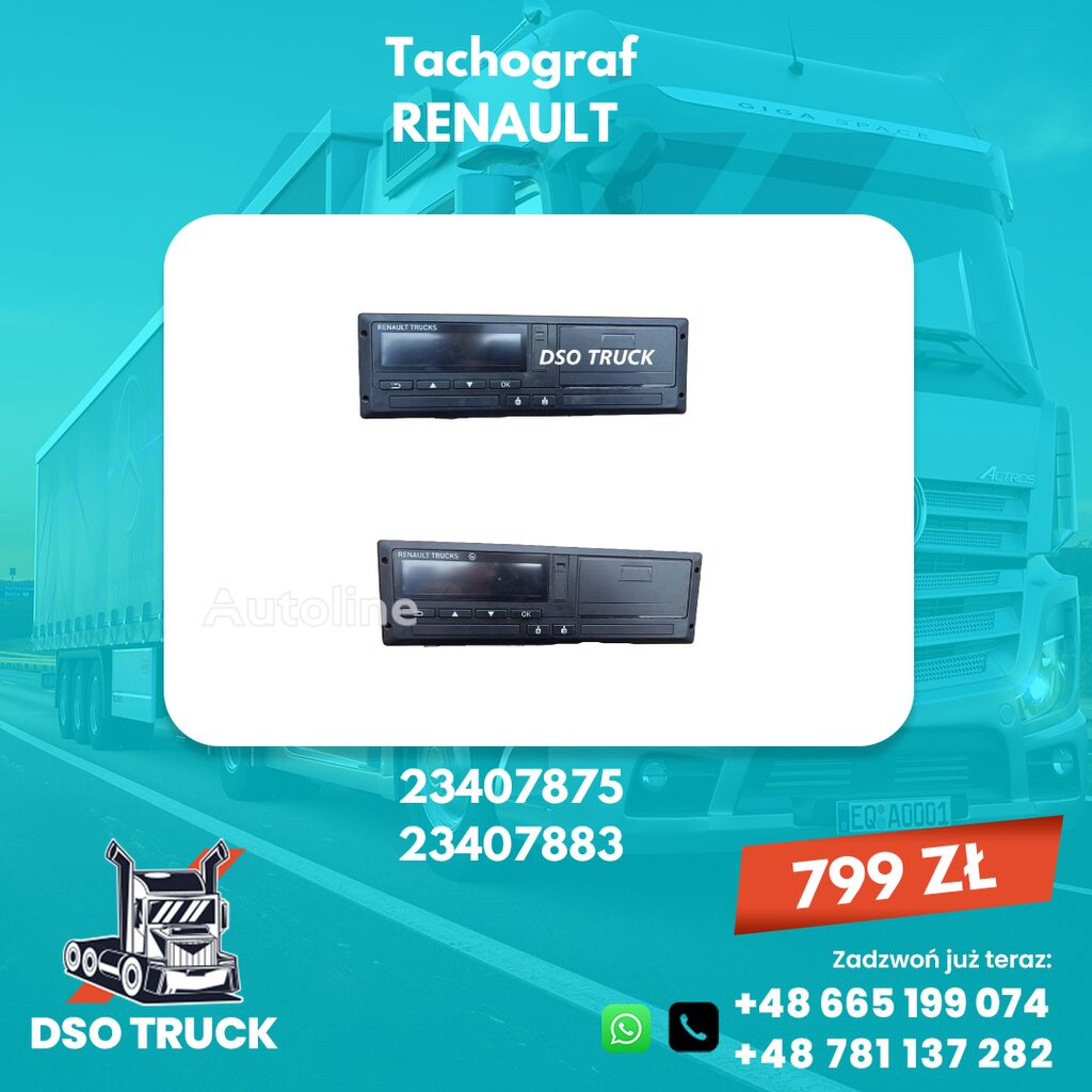 Renault 23407875 23407883 tahograf za Renault kamiona