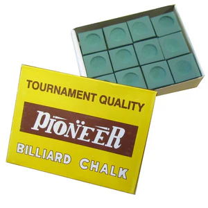 PIONEER - Kreda za bilijar 12 komada - Zelena