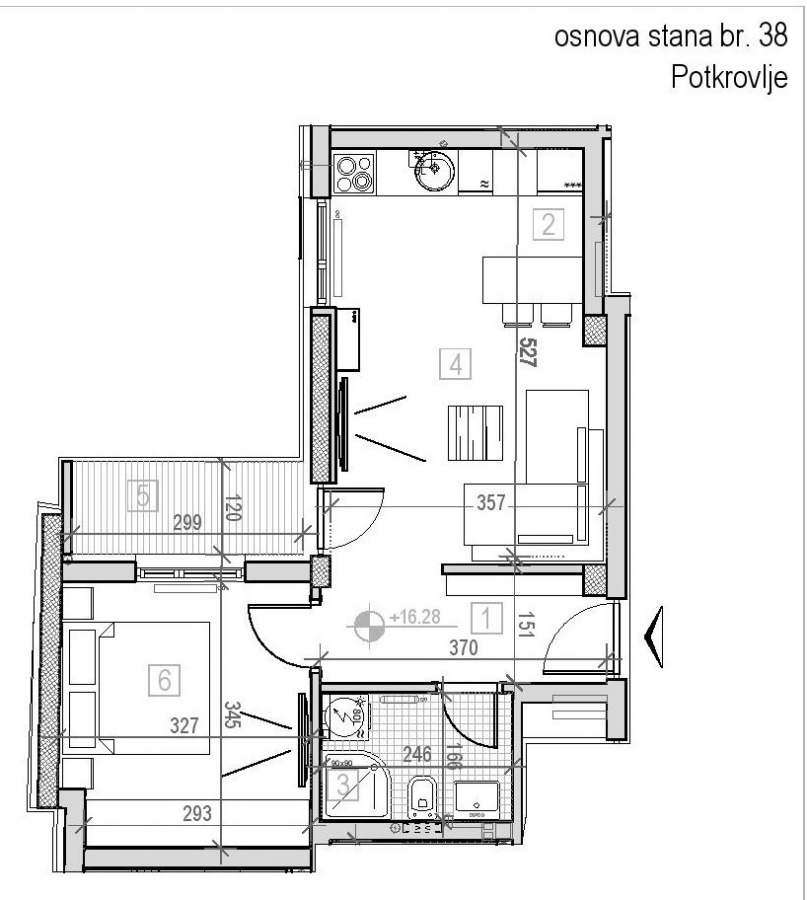 NOVI SAD - PODBARA - 41. 04 m2