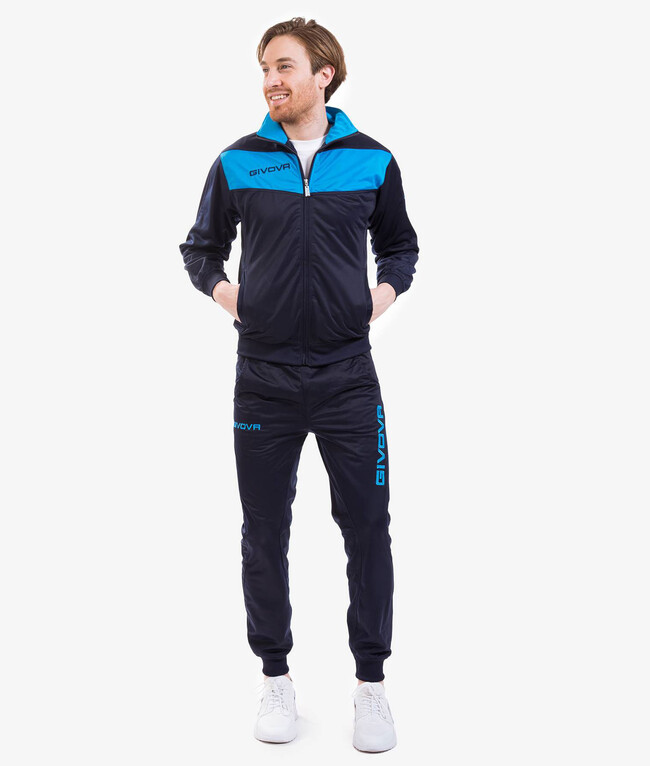 TUTA VISA TRIACETATO BLU/TURCHESE Tg. M