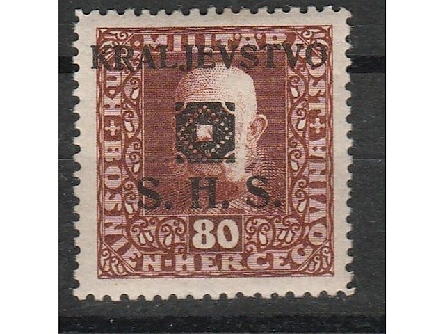 SHS Bosna i Hercegovina - 1919 - 80 Heller