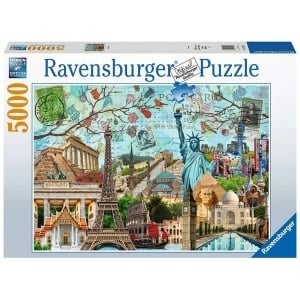 Ravensburger puzzle (slagalice) – Veliki gradovi, kolaž 5000 delova