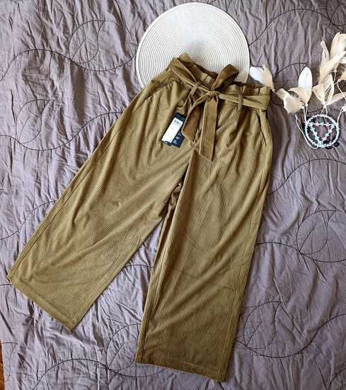 Vero Moda, paperbag culotte, M, NOVO, etiketa