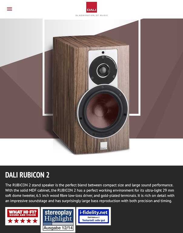 DALI RUBICON 2 (par)
