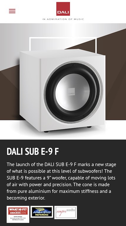 DALI SUB E-9 F