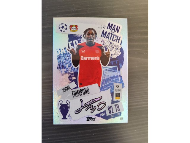 Match attax 2024 2025 broj 404