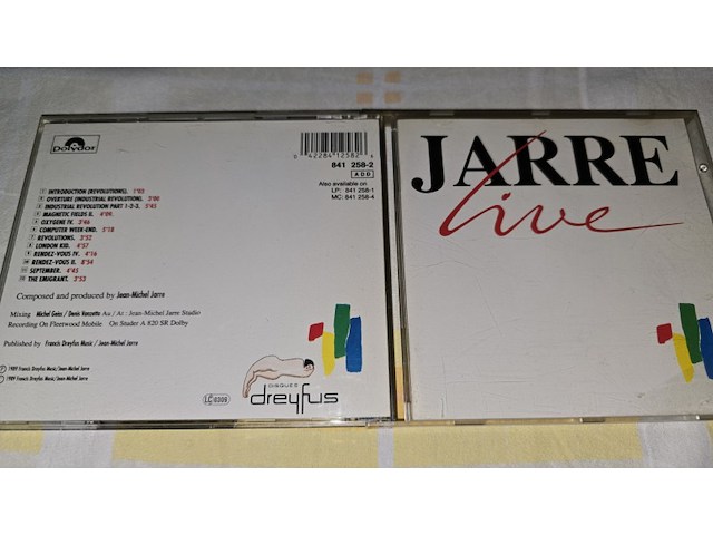 Jean-Michel Jarre - Live , ORIGINAL