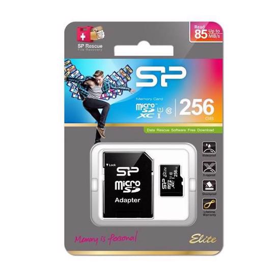 Silicon Power 256GB MICRO SDXC UHS-I U1 CLASSA10 SR104+ADAPTER