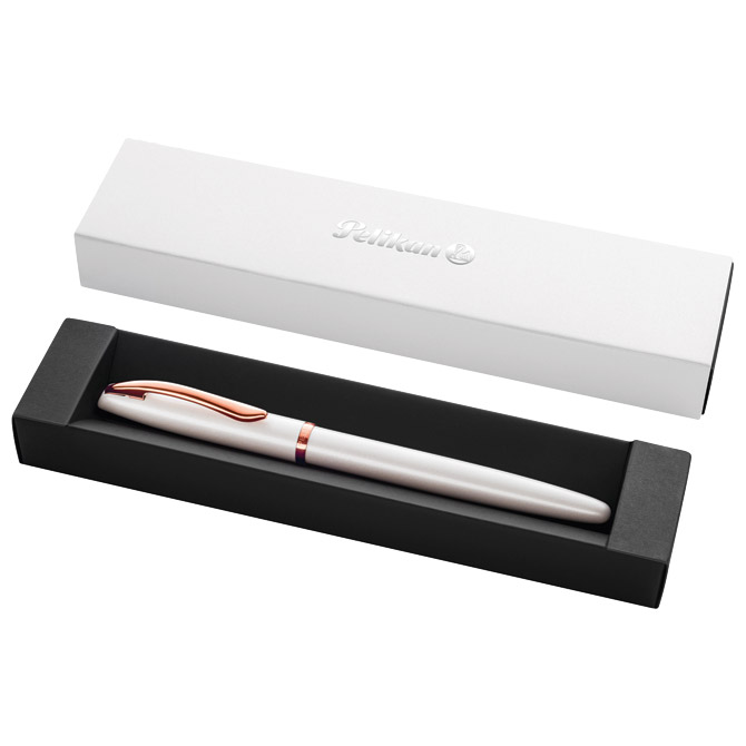 Roler Jazz Noble Elegance R36+poklon kutija G24 Pelikan 826815 biserno beli
