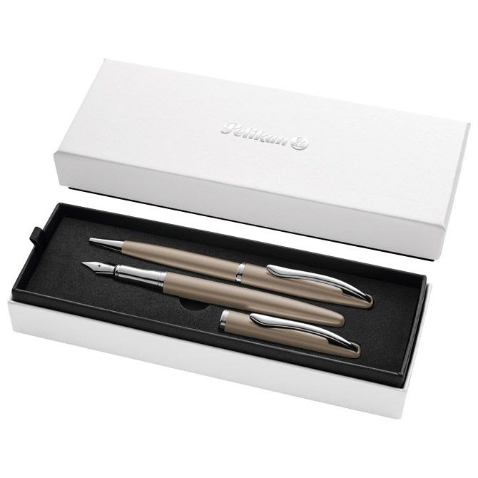 Set nalivpero+olovka hemijska Jazz Noble Elegance+poklon kutija G25 Pelikan 826792 pesak