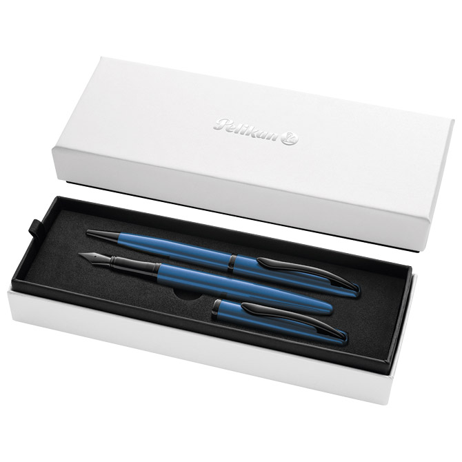 Set nalivpero+olovka hemijska Jazz Noble Elegance+poklon kutija G25 Pelikan 826808 plavi