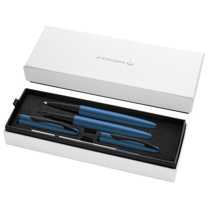 Set nalivpero+roler Jazz Noble Elegance+poklon kutija G25 Pelikan 826983 plavi
