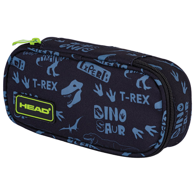 Pernica prazna ovalna 1zip 1 preklop AC6 Tyrannosaurus 24.Head 503024025 crno-siva