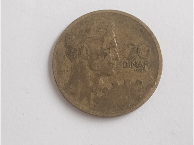 20 Dinara 1955.g - FNRJ -