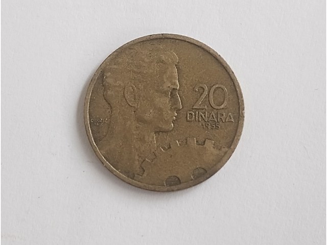 20 Dinara 1955.g - FNRJ -