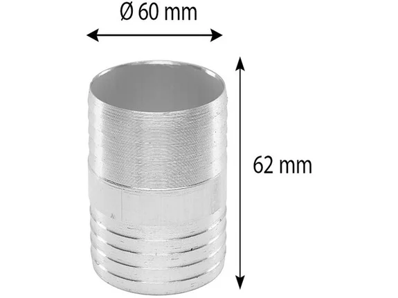Carmotion Metalni nastavak creva Fi60mm