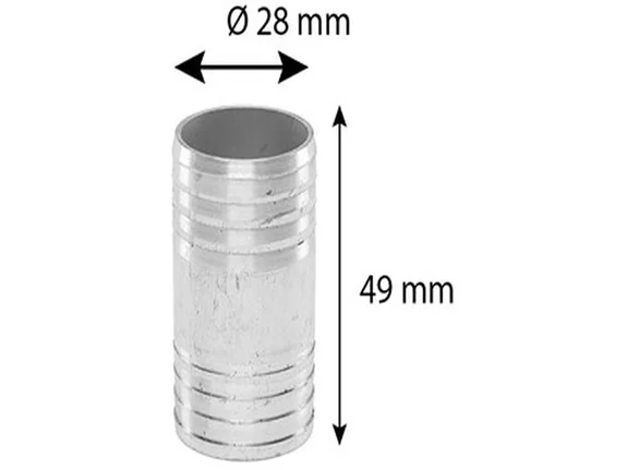 Carmotion Metalni nastavak creva Fi28mm