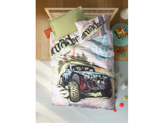 Cotton box Posteljina Simple set single Junior adventure