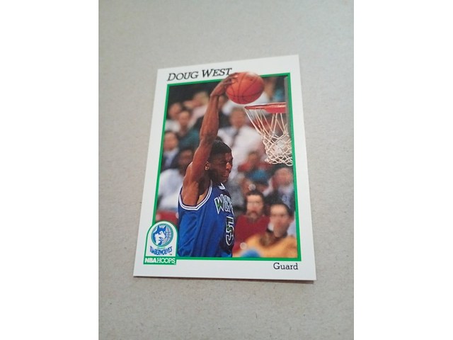Kartica NBA Hoops 1991/92 doug west br.397