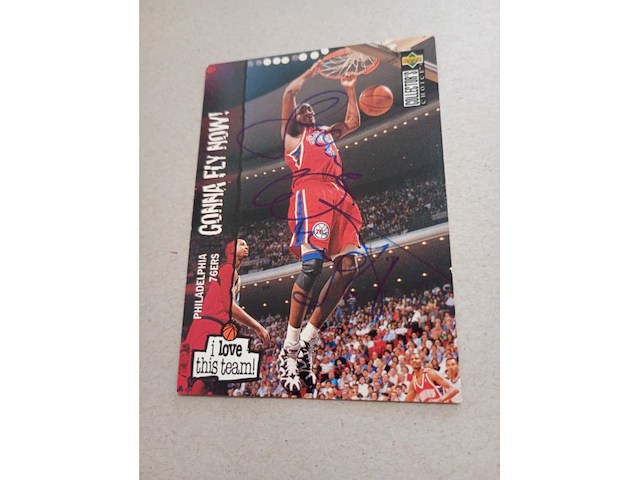 Kartica nba upper deck 1995/96 sharone wright autogram