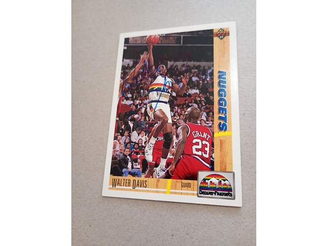 Kartica nba upper deck 1991/92 walter davis (autogram)