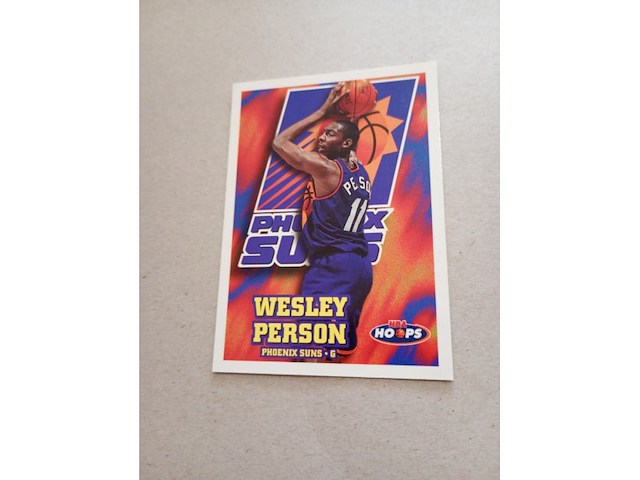 Kartica nba hoops 1997 wesley person br.122