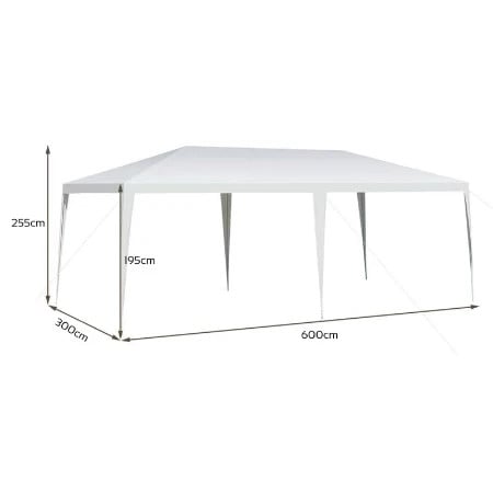 Paviljon 6x3m bez stranica 3x6x2,55m ( 1259 )