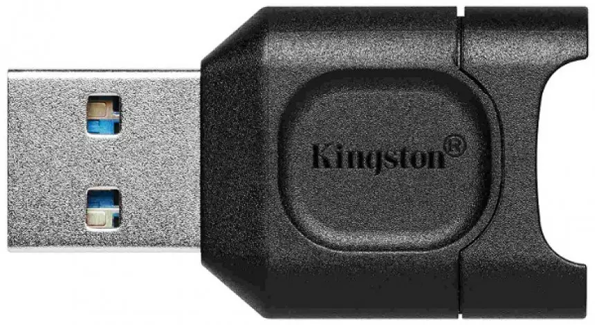 Kingston MLPM Card reader, USB 3.2 Gen.1, MicroSD UHS-I and UHS-II, MobileLite Plus microSD
