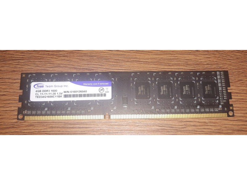 Team Group 4gb ddr3 1600mhz