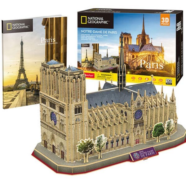 CubicFun Puzzle 3D National Geographic Notre Dame Paris CBF209865
