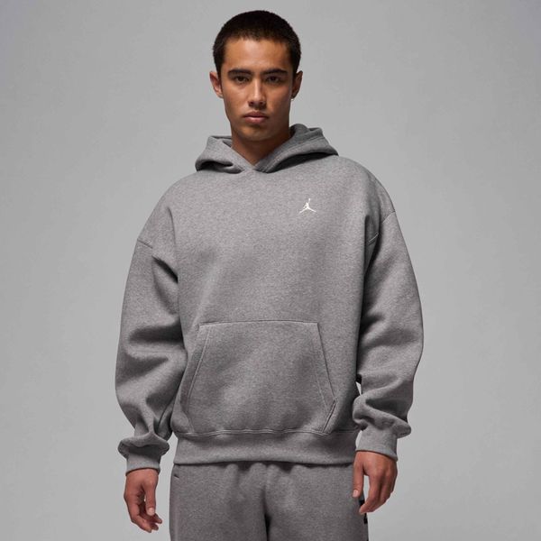 BROOKLYN FLEECE OVERSIZED PULLOVER HOODIE 'CARBON HEATHER'