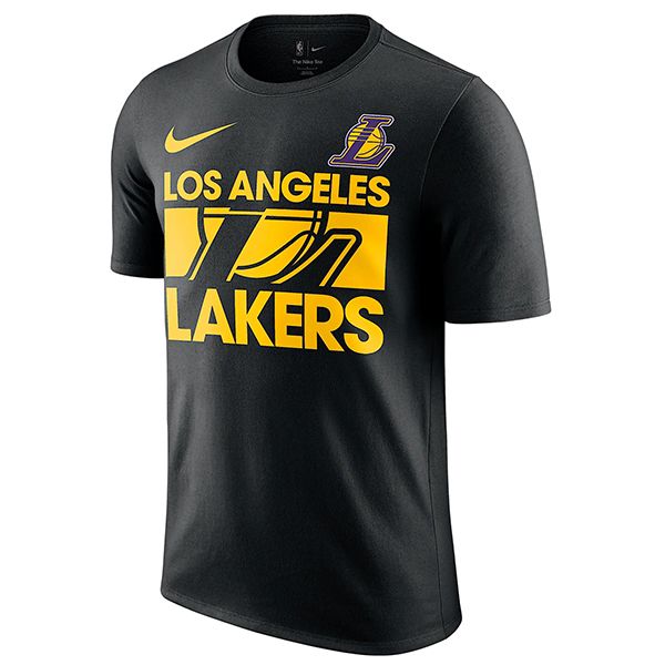 NBA LOS ANGELES LAKERS COURTSIDE T-SHIRT 'BLACK'