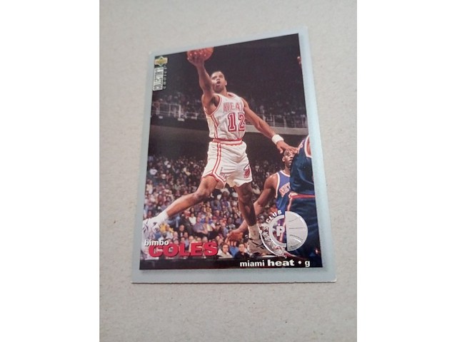 Kartica nba upper deck 1995/96 bimbo coles br.49
