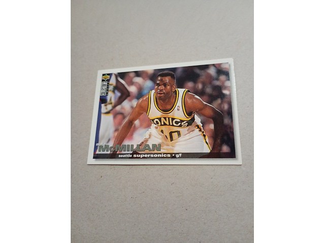 Kartica nba upper deck 1995/96 nate mcmillan br.31