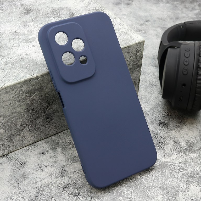 Zastitna maska (futrola) VELVET TOUCH - Huawei Honor 200 Lite tamno plava (MS)