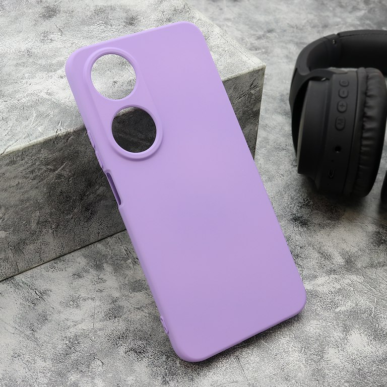 Zastitna maska (futrola) VELVET TOUCH - Huawei Honor X7b ljubicasta (MS)