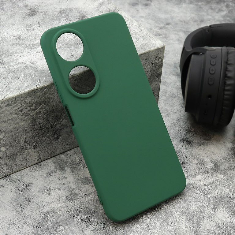 Zastitna maska (futrola) VELVET TOUCH - Huawei Honor X7b tamno zelena (MS)