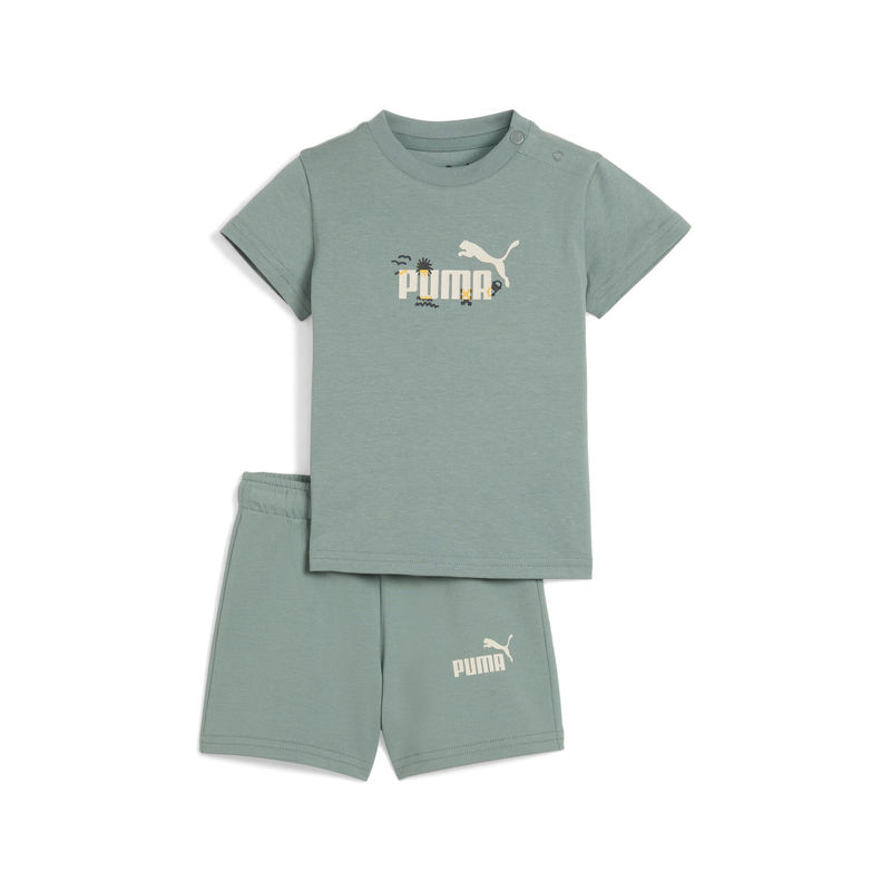 DEČIJI SET PUMA MINICATS SANDY ADVENTURES TEE AND SHORTS SET INF