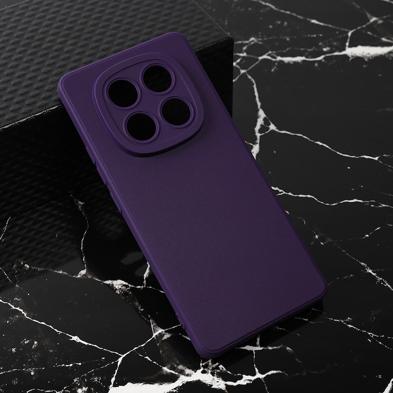 Zastitna maska (futrola) Teracell Giulietta - Xiaomi Redmi Note 14 Pro 4G mat tamno ljubicasta