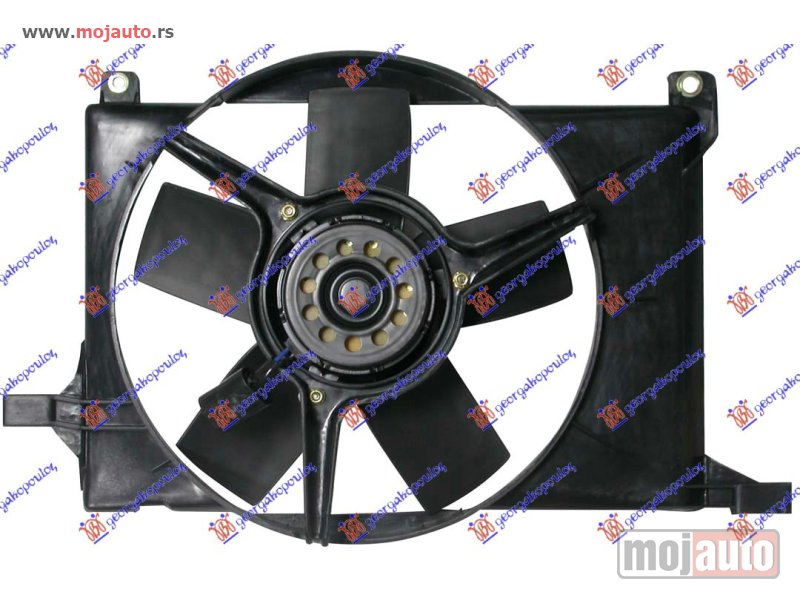 VENTILATOR HLADNJAKA KOMPLET (1.4/1.6 16V BENZIN) (+AC) Opel combo 93-00 -nedostupno