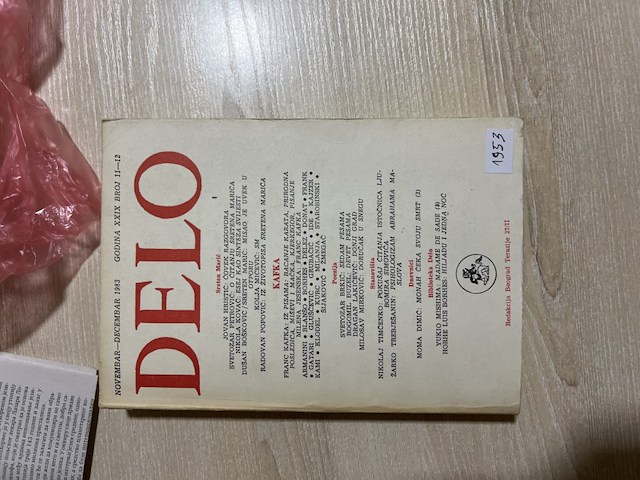 Delo/casopis za teoriju  kritiku i poeziju