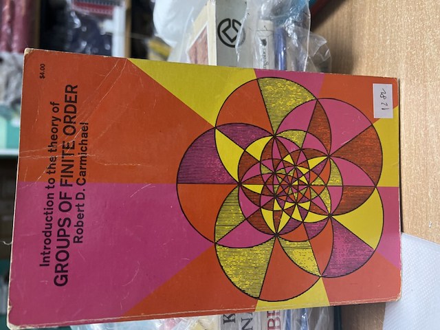 Groups if finite order/robert carmichael