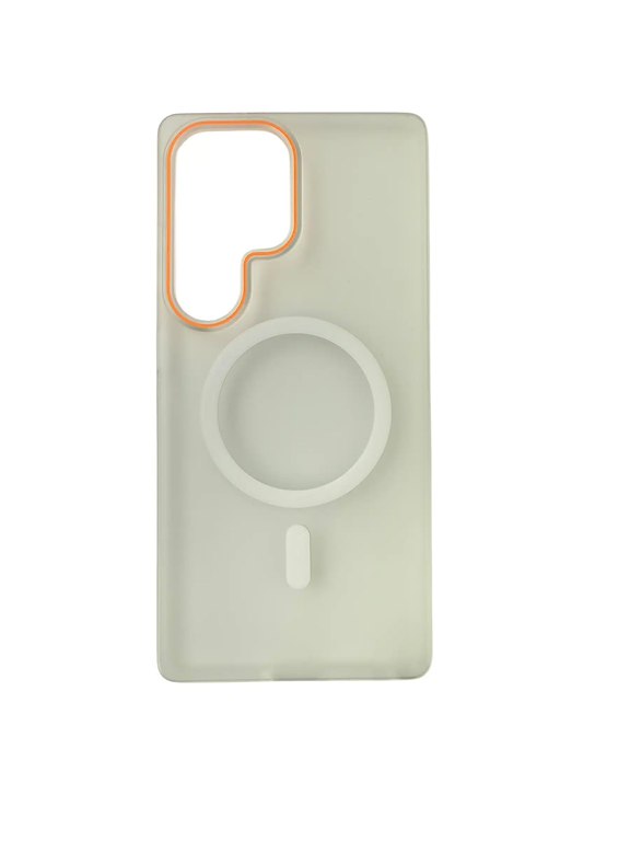Maska Matte Magsafe za Samsung S25 ultra bela