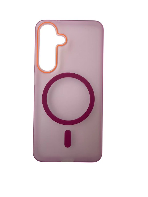 Maska Matte Magsafe za Samsung S25 roze