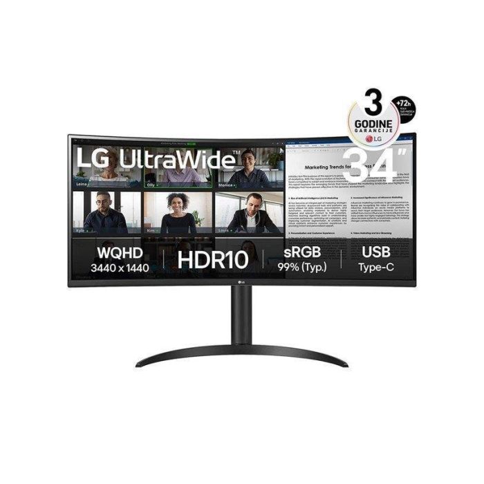 LG Monitor 34WR55QK-B (34WR55QK-B.AEU)
