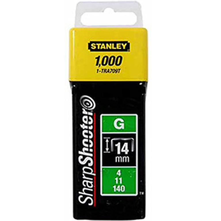 STANLEY – Klemerice, tip G, 14 mm, 1000kom – 1-TRA709T