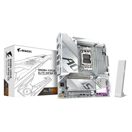GIGABYTE B850M AORUS ELITE WIFI6E ICE