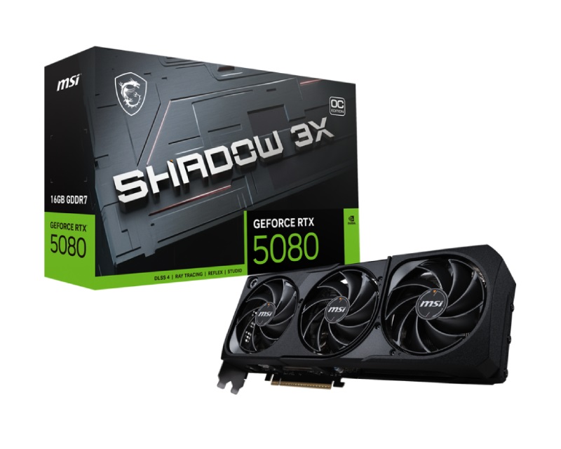 MSI RTX 5080 16G SHADOW 3X OC